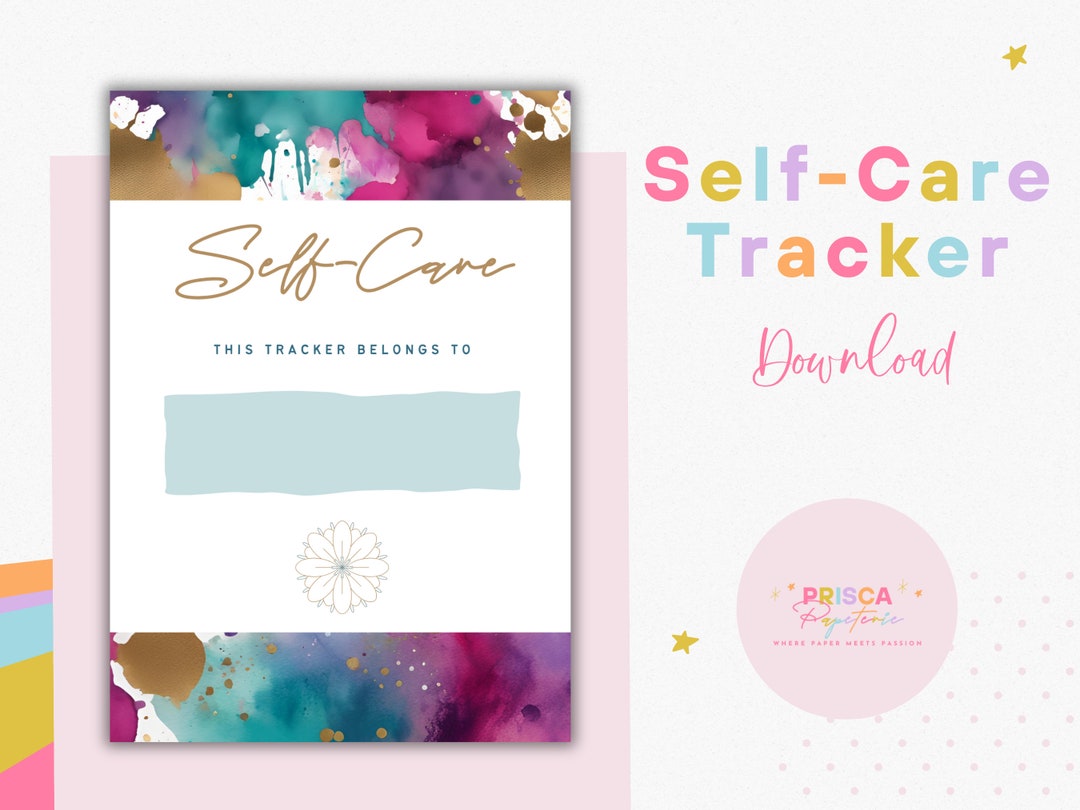 Self-care Checklist - Personal Health Tracker - Digital Printable ...