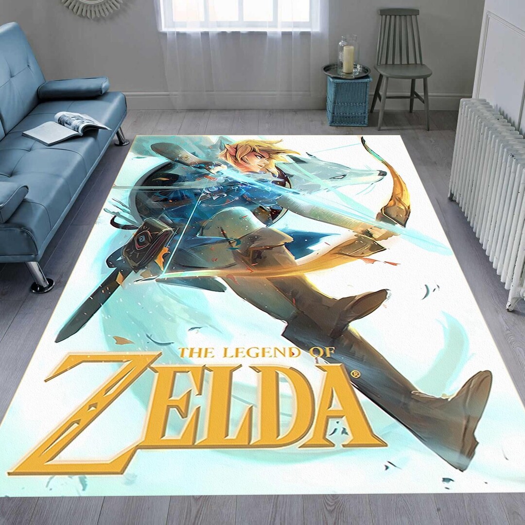 The Legend of Zelda Rug, Princess Zelda, Special Gift Rug, Kid Area ...