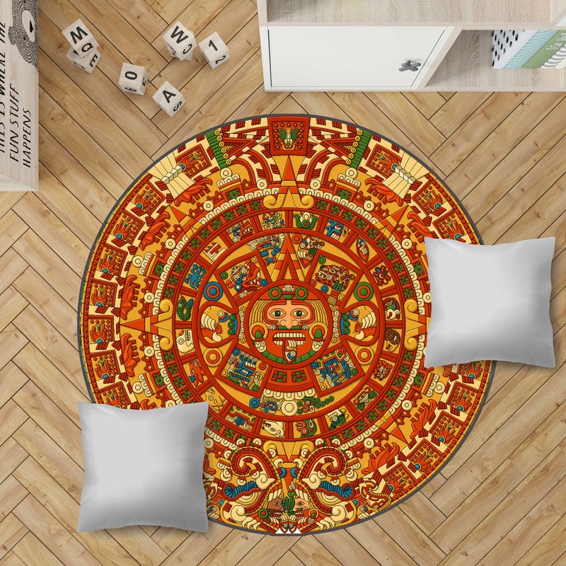 Aztec Sun Stone - Etsy