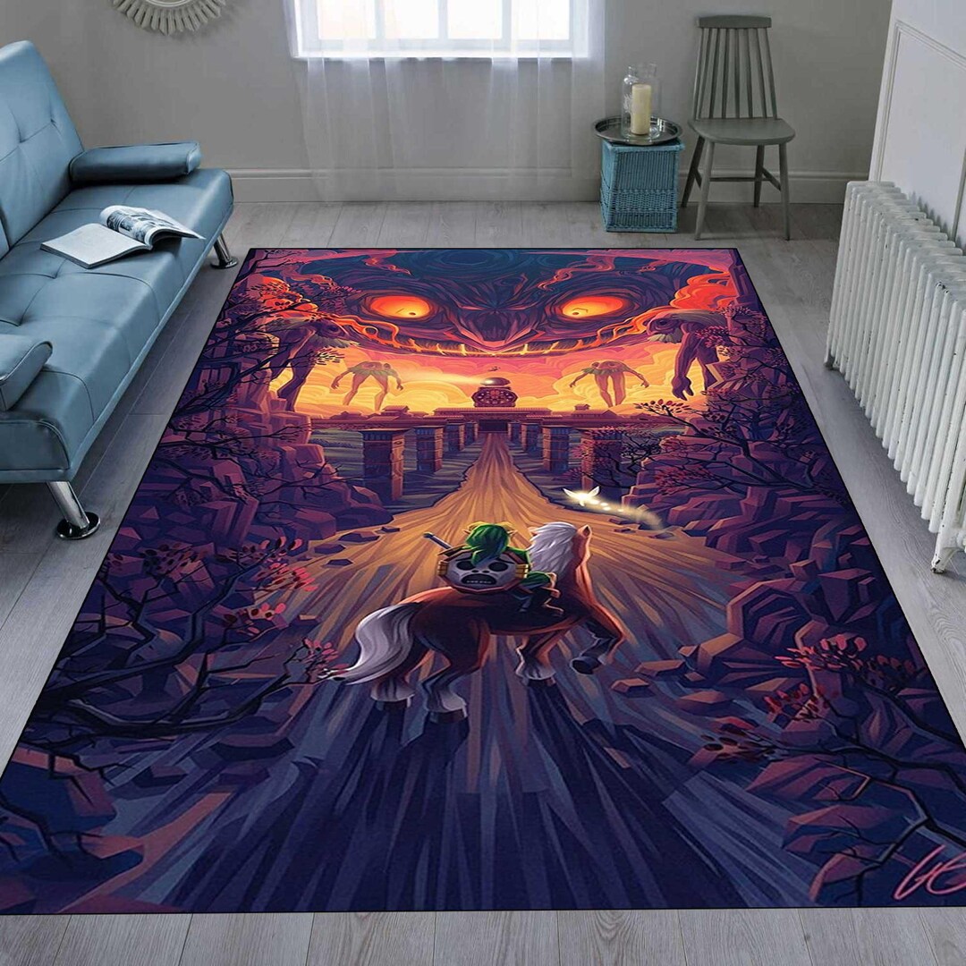 The Legend of Zelda Rug, Princess Zelda, Colorful Theme Rug, Gift Rug ...