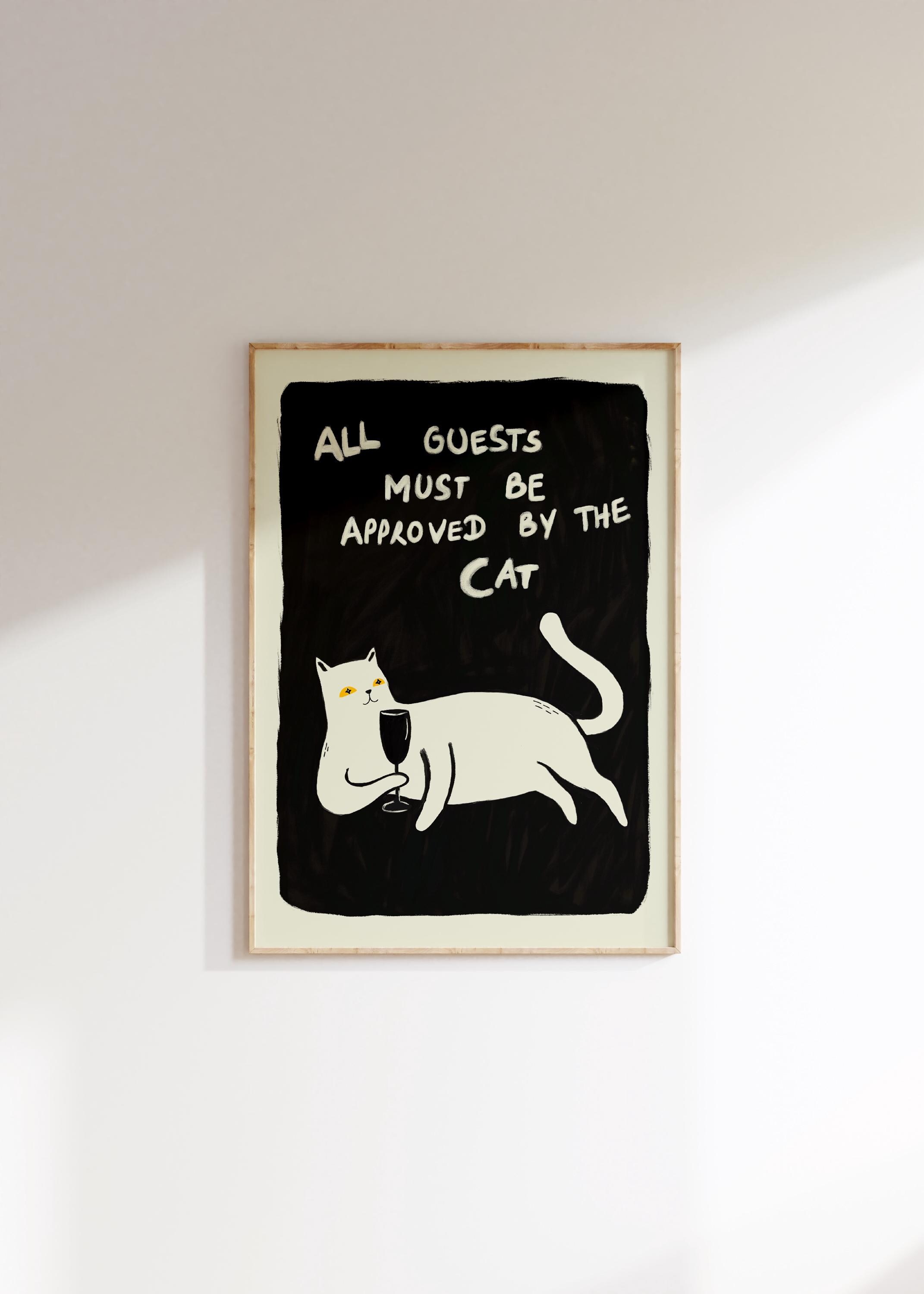 Cat Wall Art Print, Funny Cat Printable Poster, Cute Kitten Poster, Cat ...