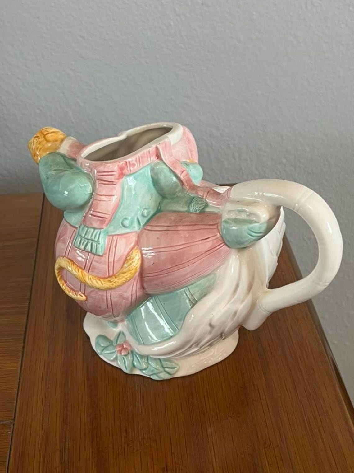 Vintage Decorative Ceramic Mr. & Mrs. Mouse 2-cup Teapot Hand Painted ...
