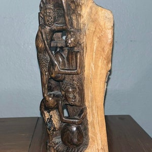 Makonde Tree of Life Hand Carved African Kenyan Wood Statue - Etsy