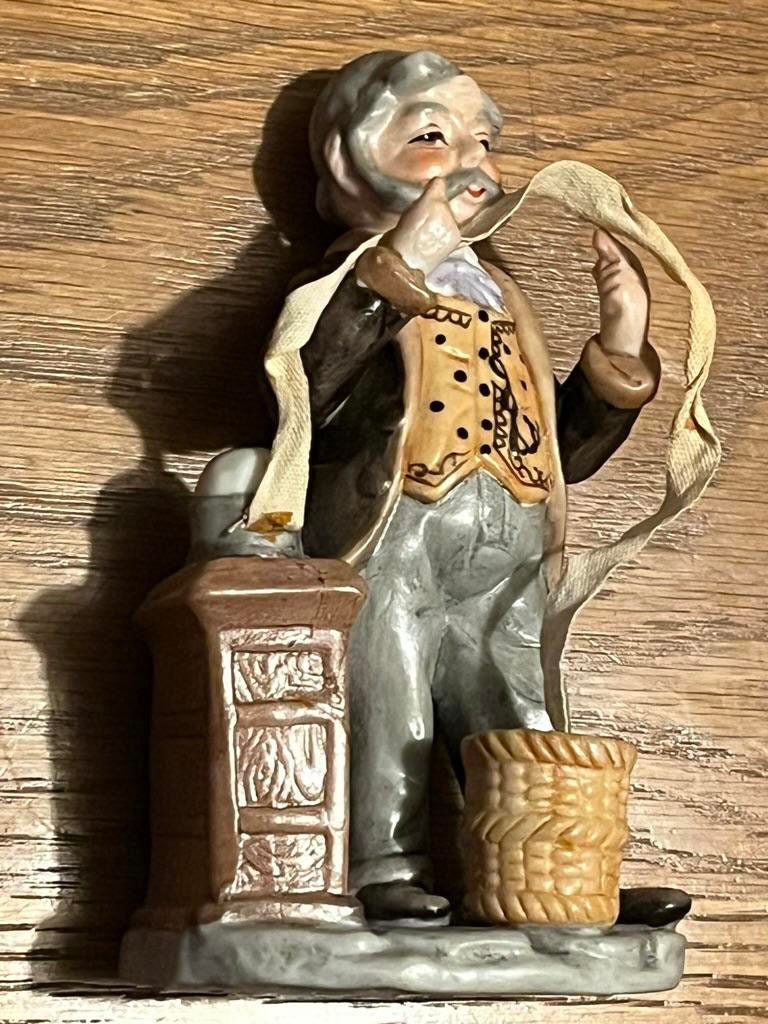 Vintage VTG 1970s Hand Painted Porcelain Stockbroker Figurine Seymour Mann - Etsy