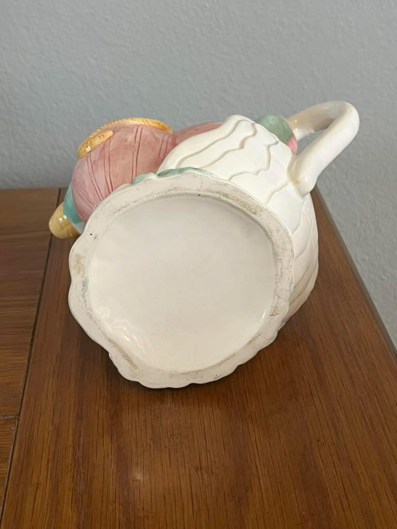 Vintage Decorative Ceramic Mr. & Mrs. Mouse 2-cup Teapot Hand Painted ...