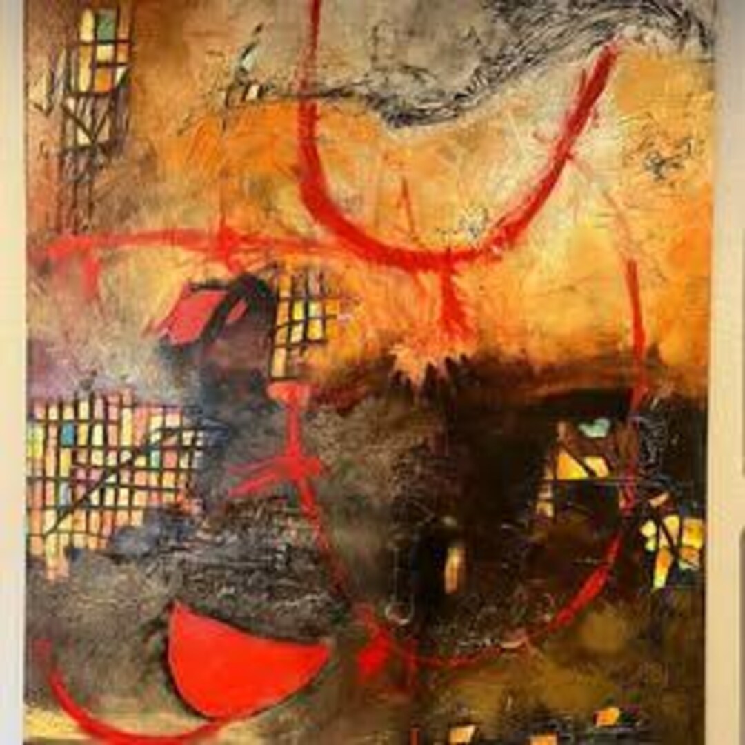 K-rash Original Oil Mixed Media Painting Fine Art - Etsy