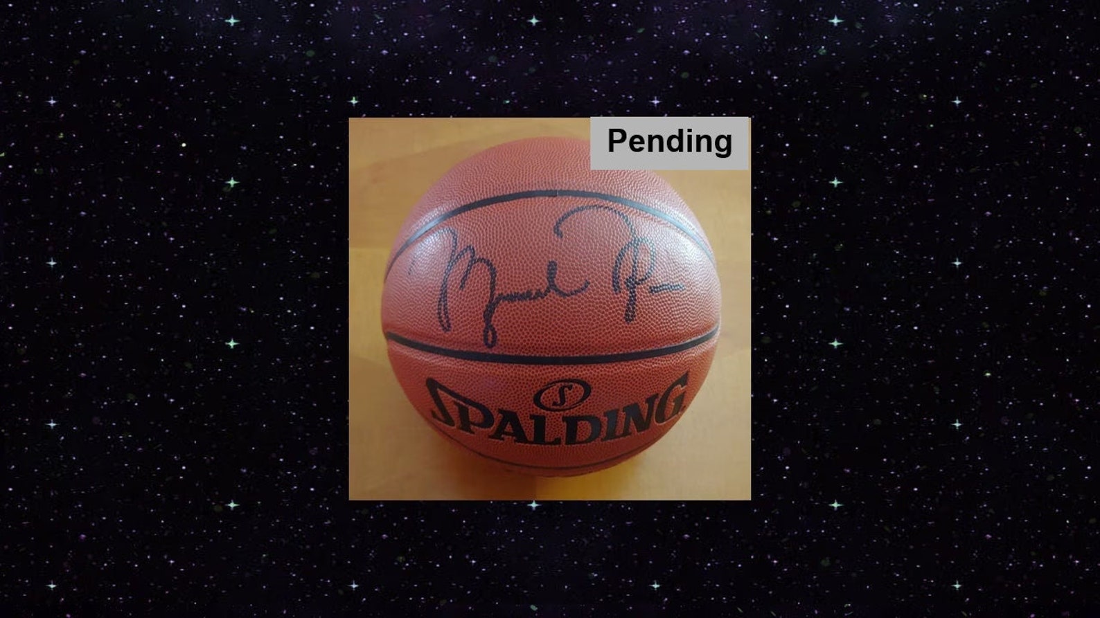 Michael Jordan Autographed Basketball Signed RETRO Rare - Etsy