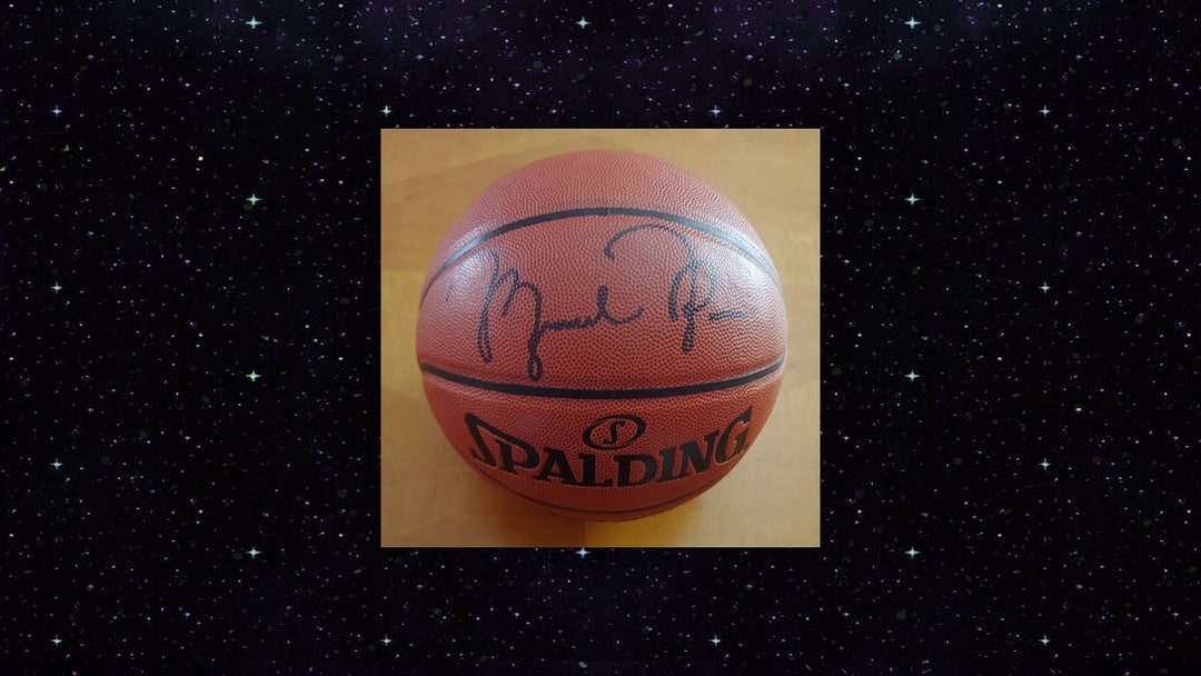 Michael Jordan Autographed Basketball Signed RETRO Rare - Etsy