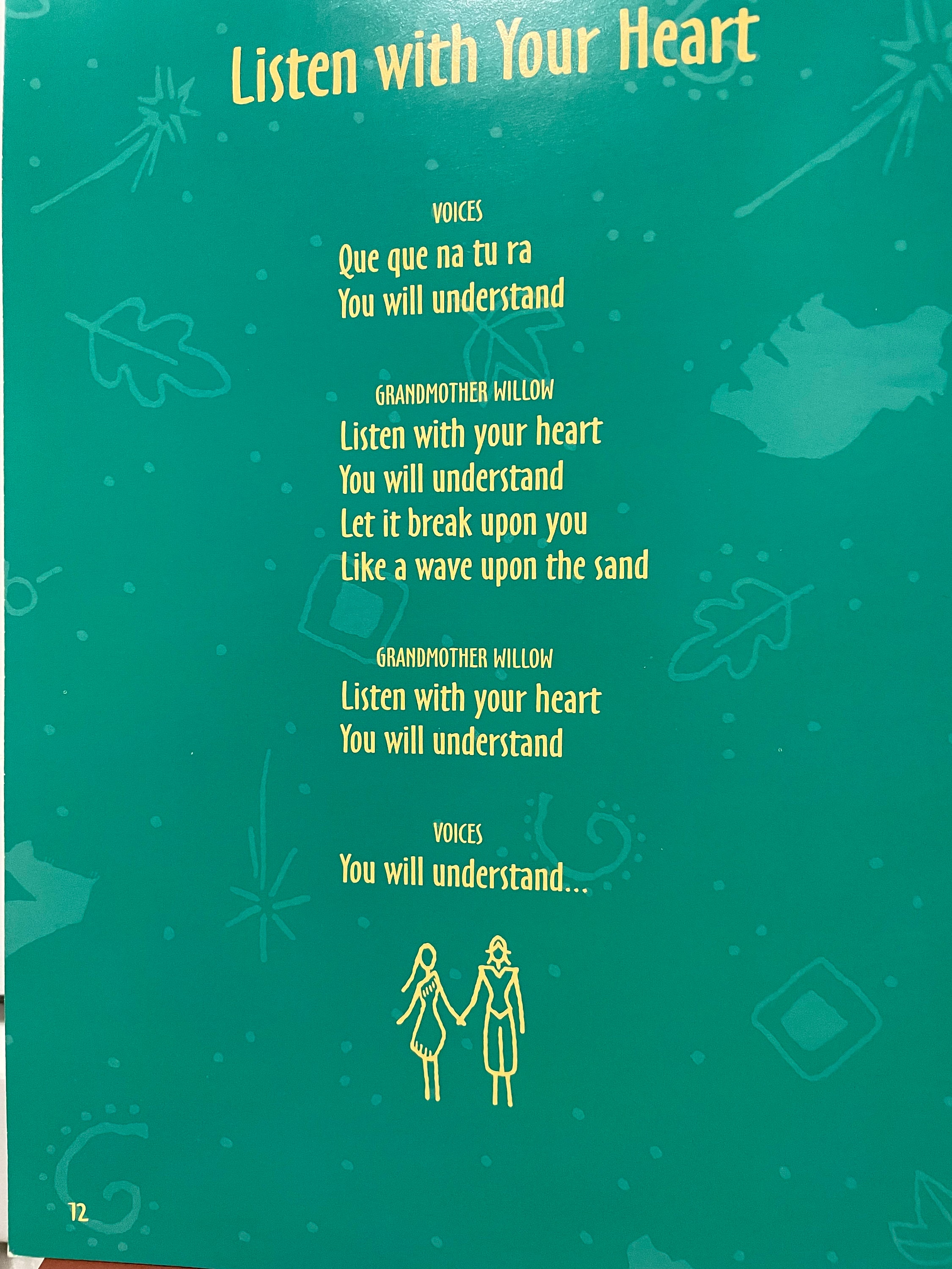 Pocahontas Listen With Your Heart Lyrics