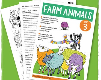 Osito ESL/EFL Teacher's Activity Pack for Young Learners Wild Animals ...