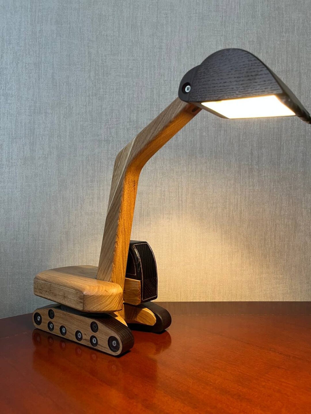 Backhoe Funky Lamp, Kids Night Light, Boys Room Decor, Kids Room ...