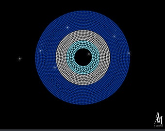 Turkish Eyes Ojo Turco, Templat | Instant Download SVG, Cricut Svg ...