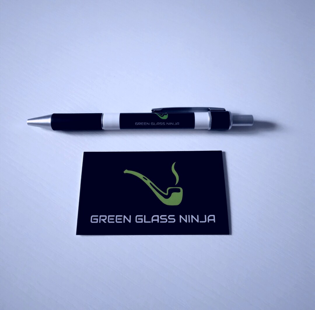 Green Glass Ninja Ink Pen - Etsy