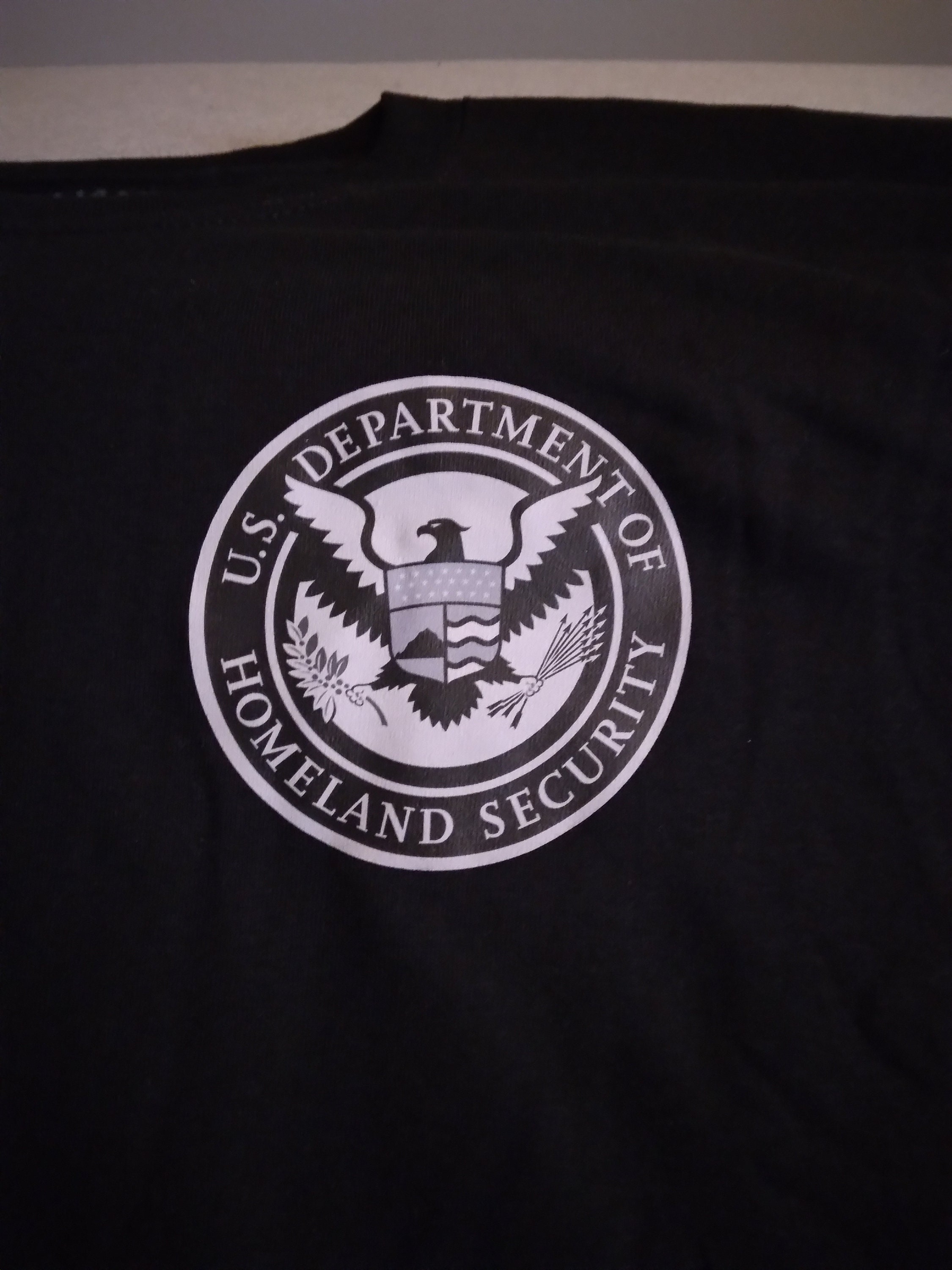 DHS T-shirt Black Subdue Gray Logo - Etsy