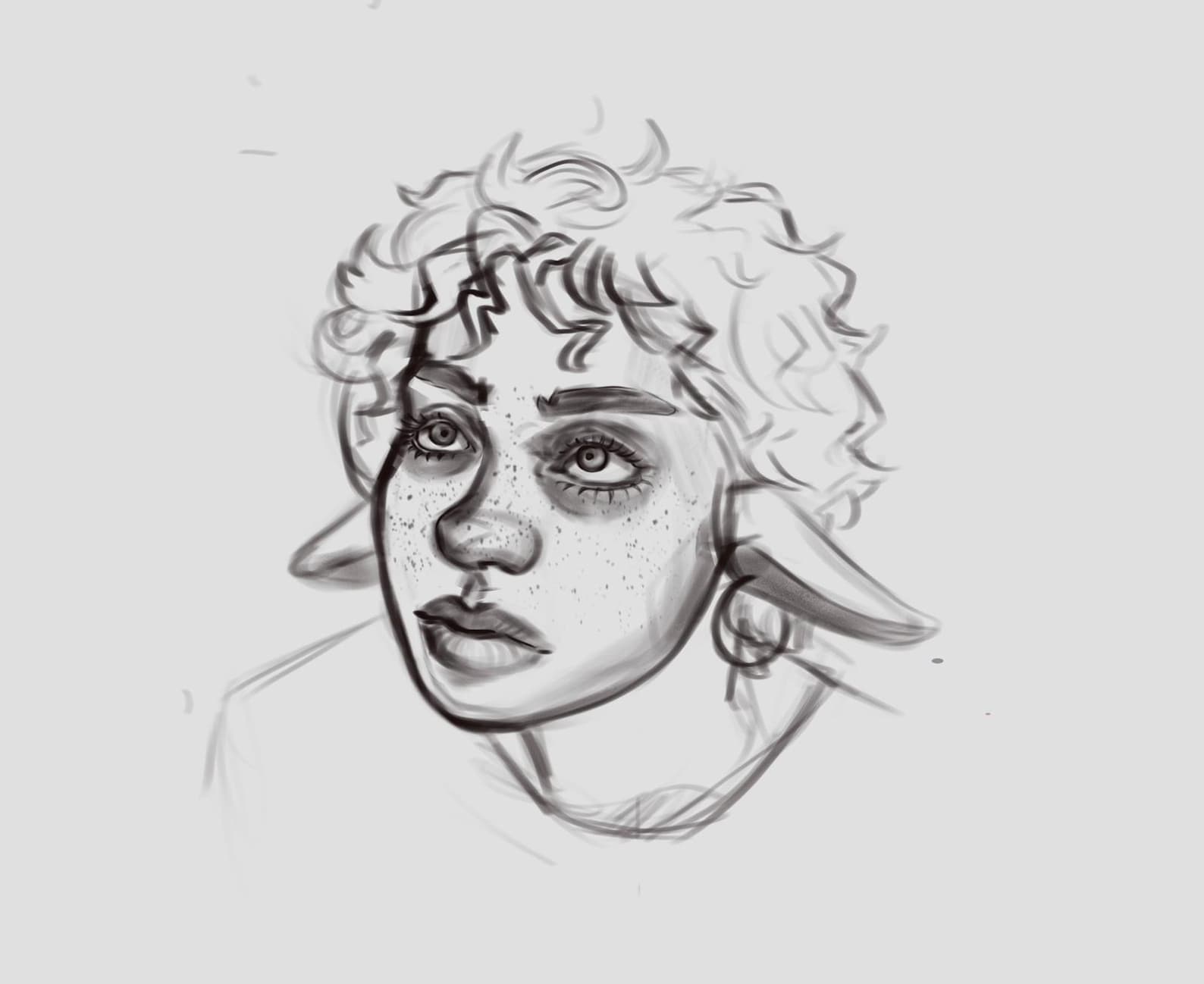 Custom D&D Half-body Character Commission | RPG OC Fantasy Art ...
