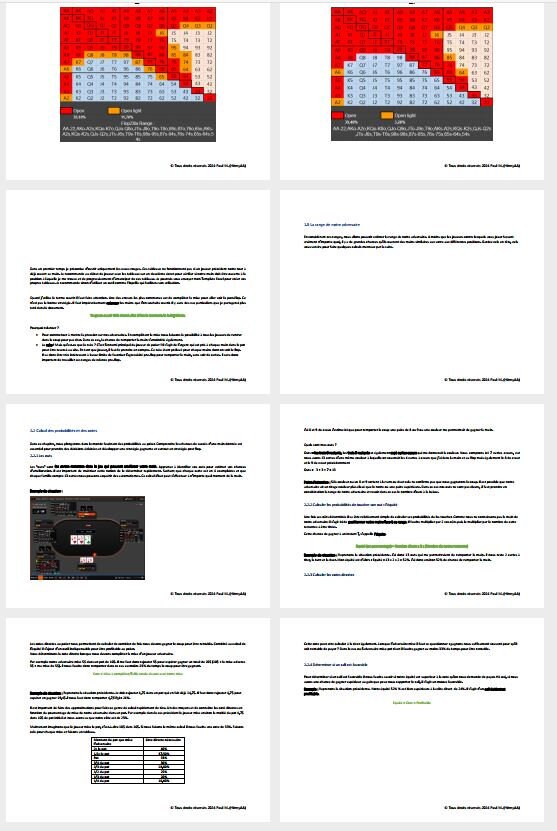 Poker Cheat Sheet, Texas Hold'em Basics and Strategy, Poker Memo ...