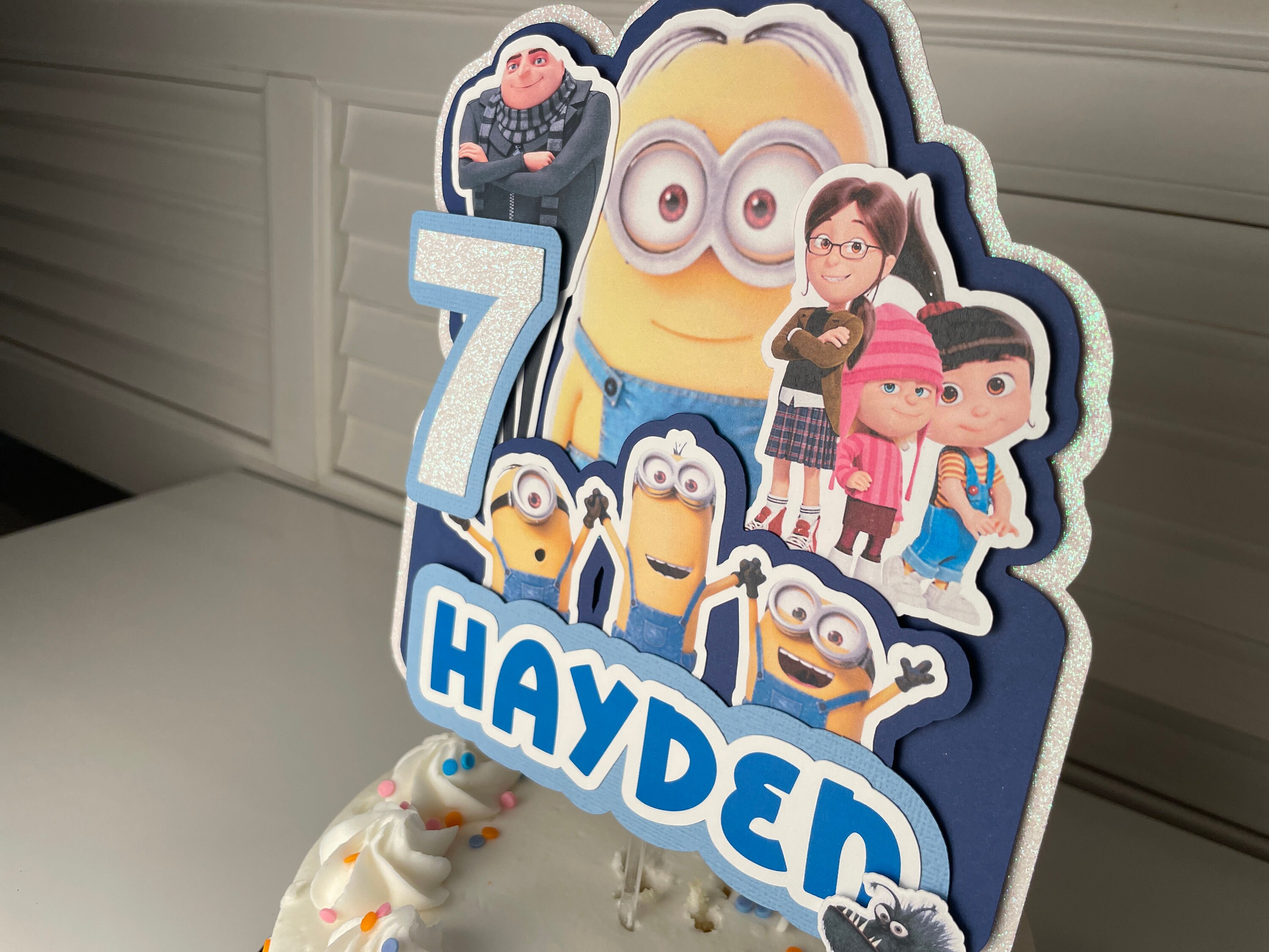 Minions Despicable Me Inspired Cake Topper - Etsy