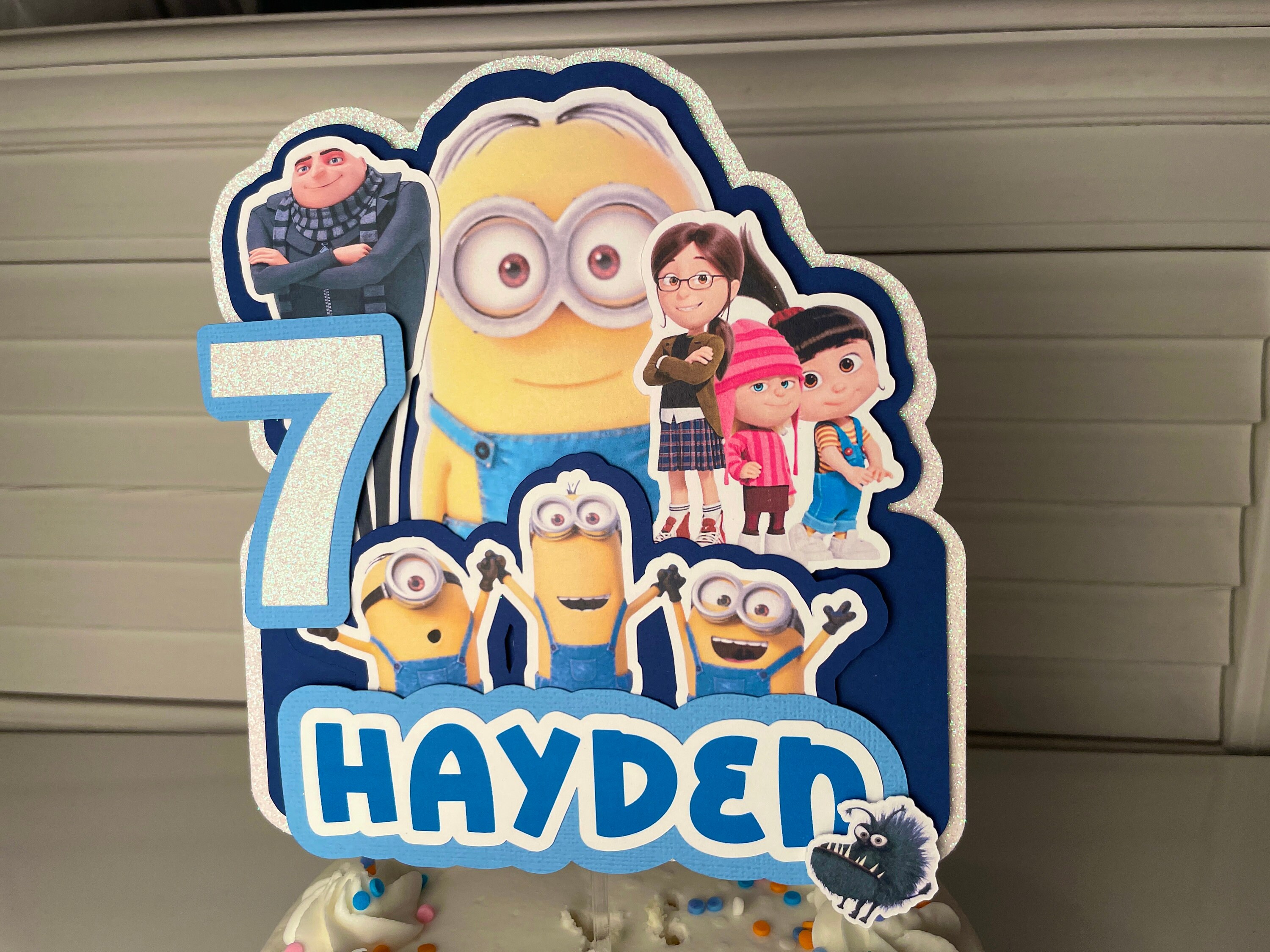 Minions Despicable Me Inspired Cake Topper - Etsy