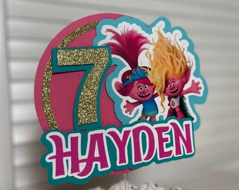 Trolls Band Together Movie Cake Toppers Cupcake Decorations Set of 12 ...