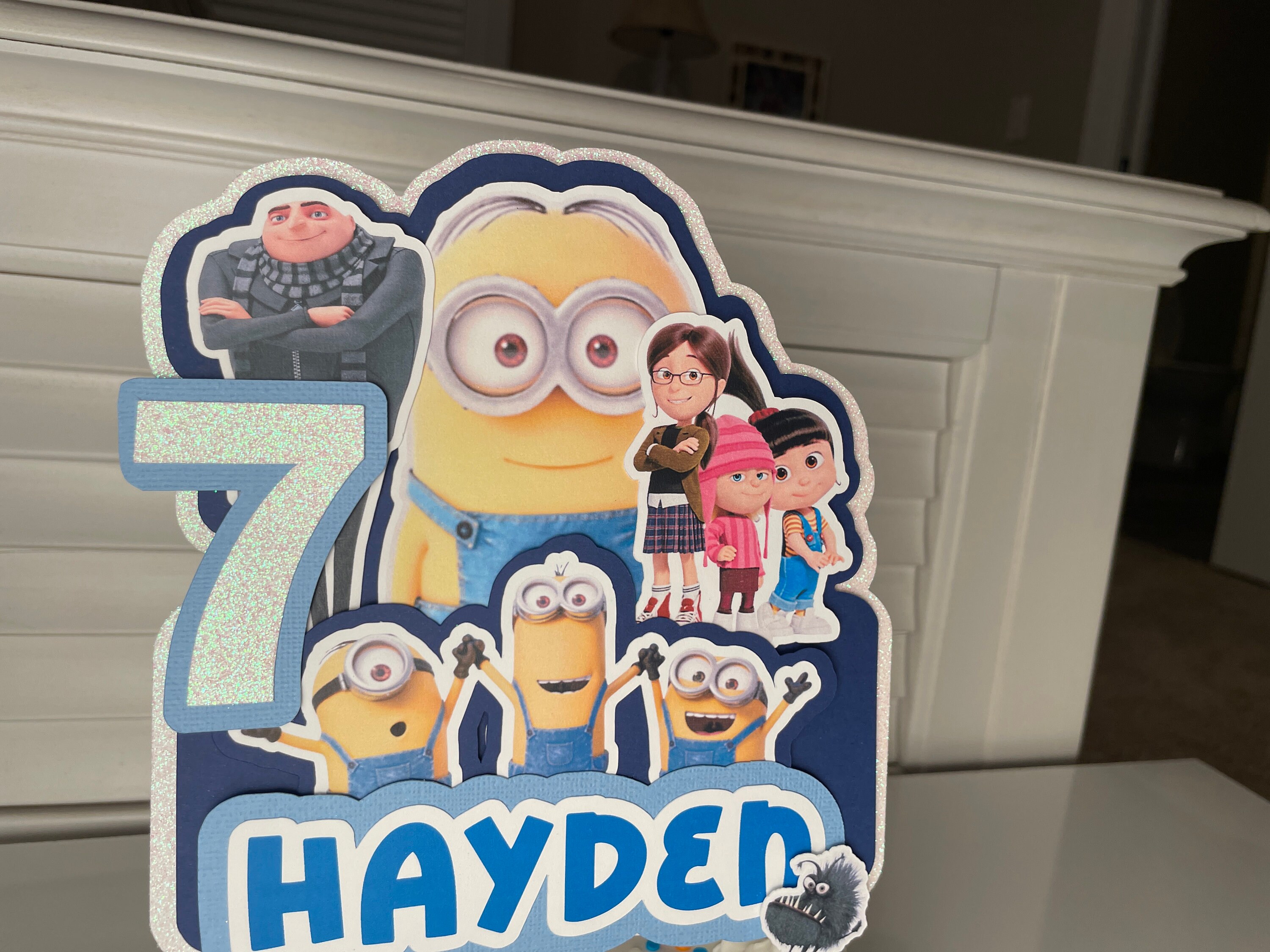 Minions Despicable Me Inspired Cake Topper - Etsy