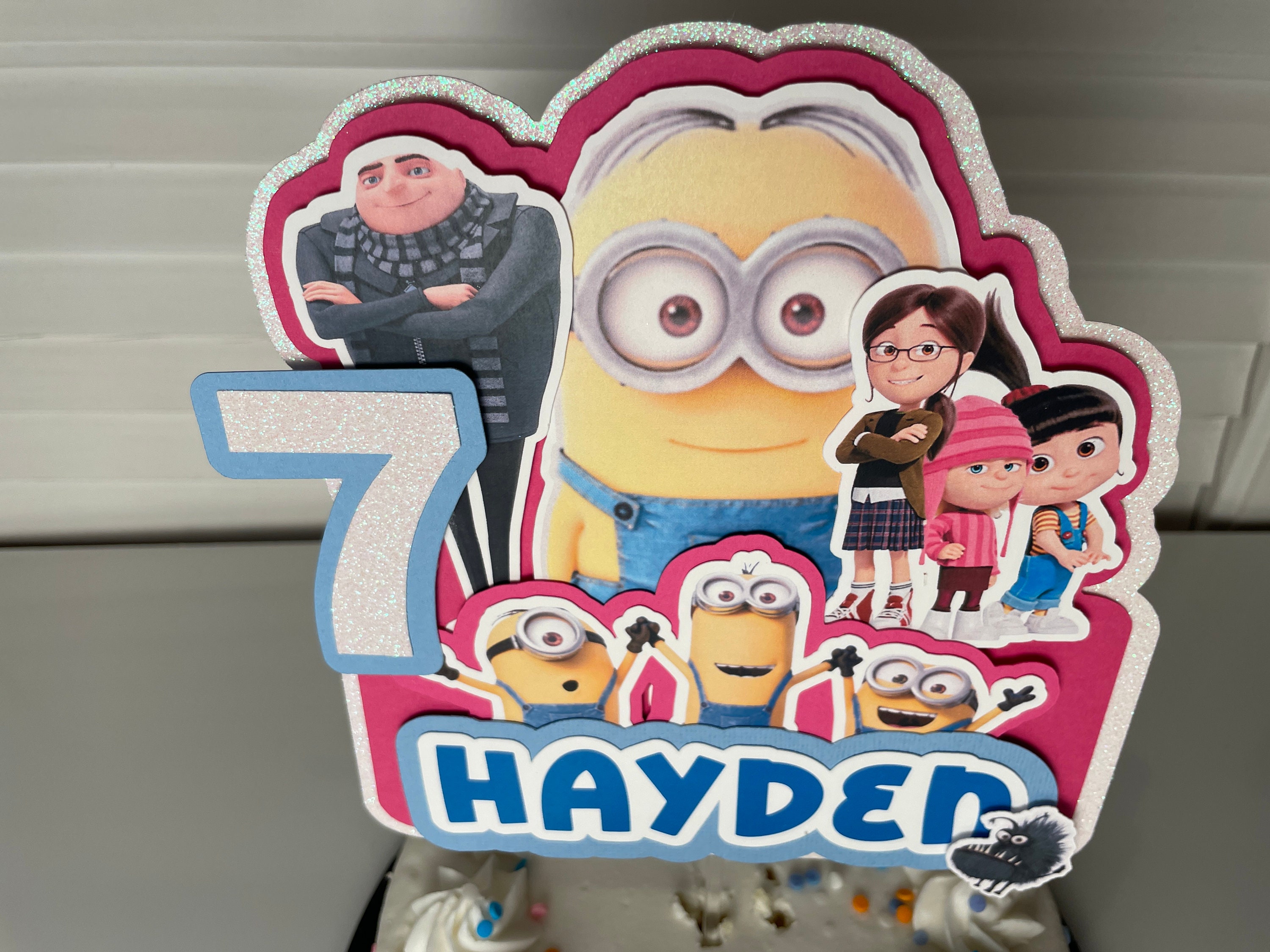 Minions Despicable Me Inspired Cake Topper - Etsy