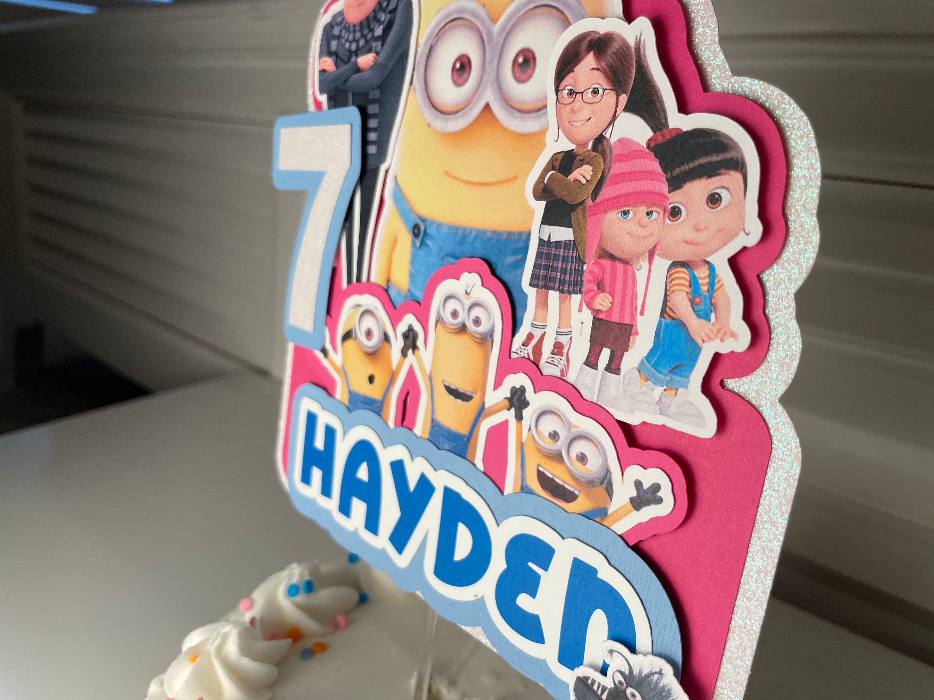 Minions Despicable Me Inspired Cake Topper - Etsy