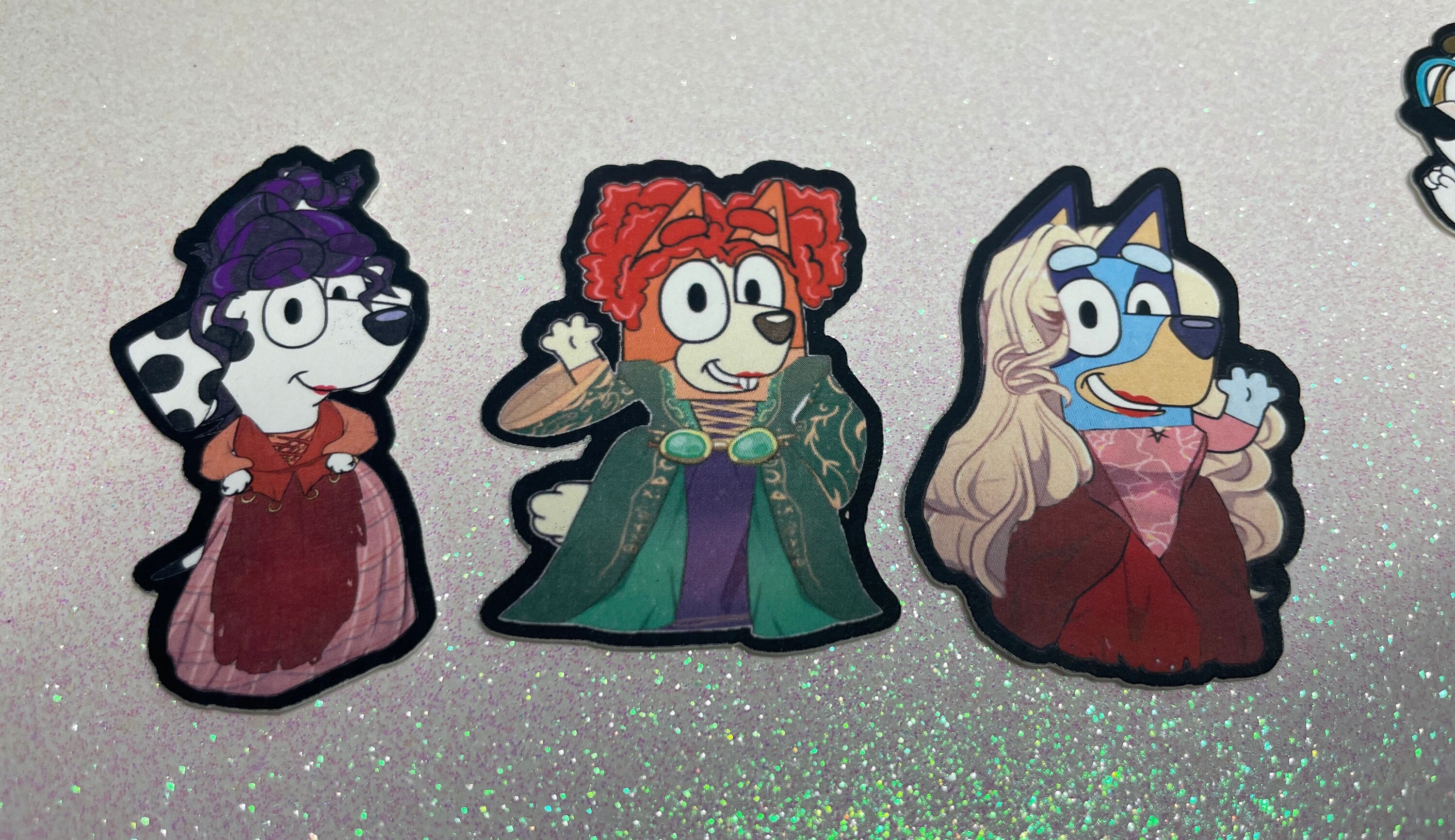 BLUEY HALLOWEEN STICKER, Bluey Sticker, Halloween Sticker, Sticker ...