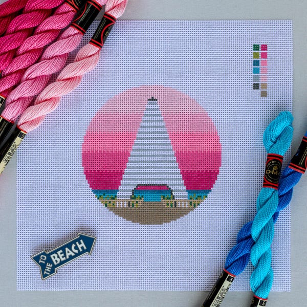 Hand Painted Needlepoint Canvas - Etsy