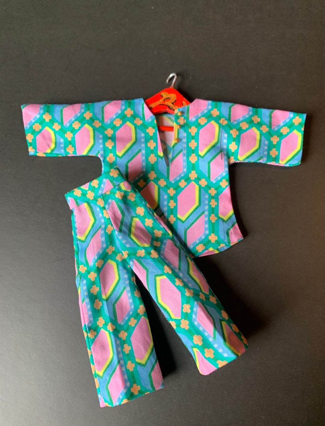 1/12th Dolls, Capri Pant Suit. Wearable Kaftan Top and Pants. Fits ...