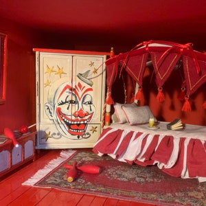 1.12 Dolls House Vintage Style Circus Nursery Furniture. Sold as Set ...