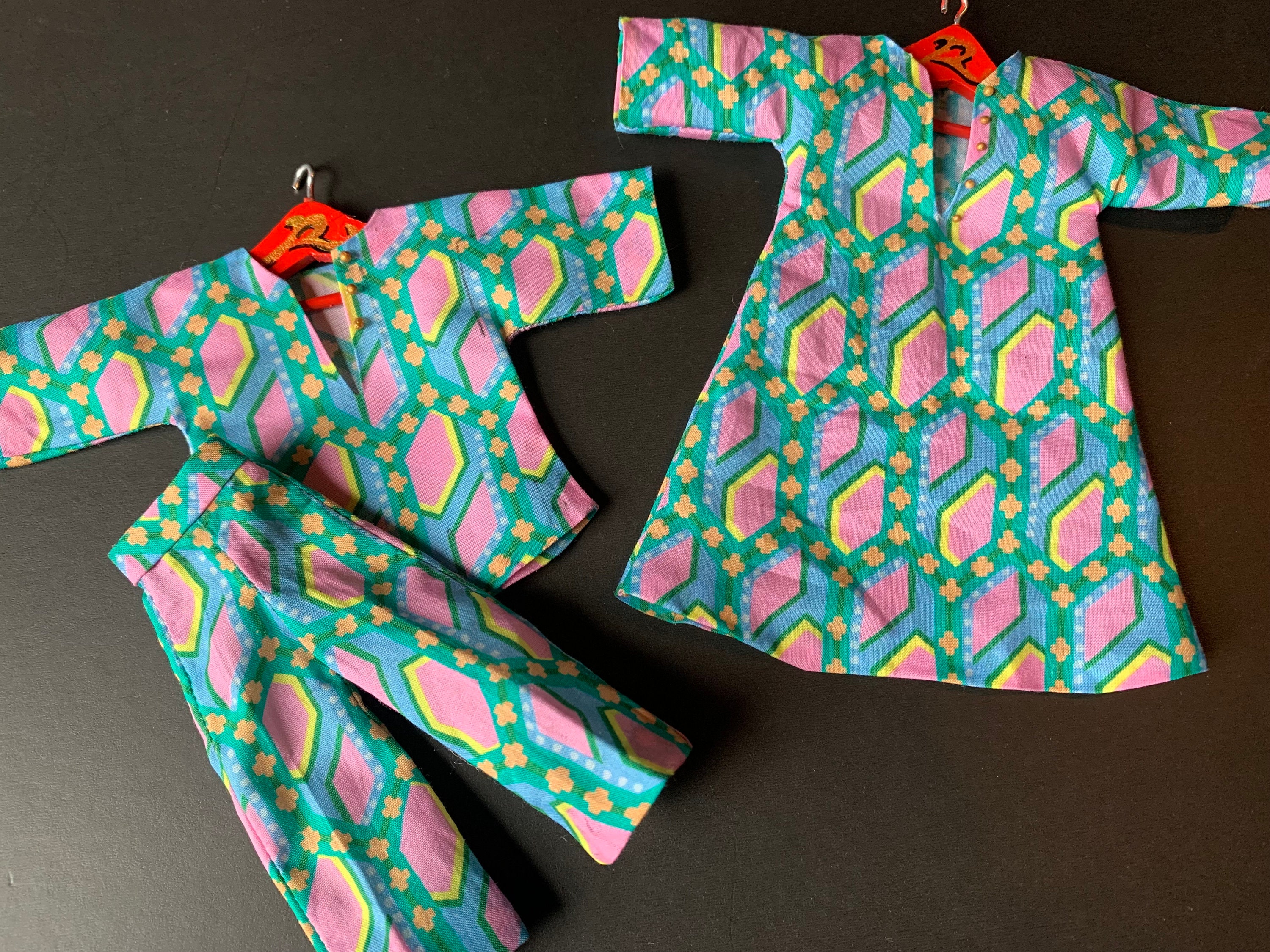 1/12th Dolls, Capri Pant Suit. Wearable Kaftan Top and Pants. Fits ...