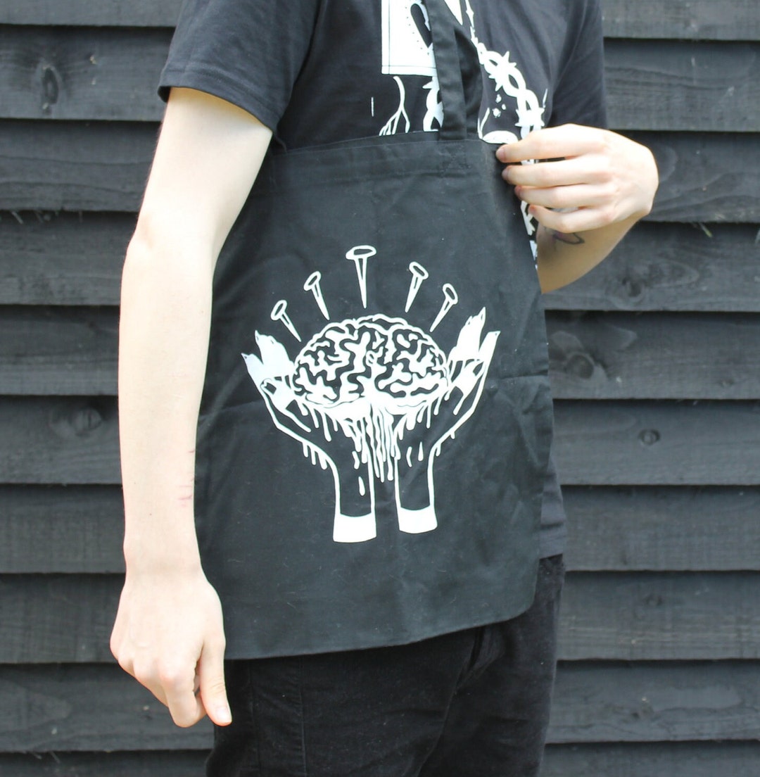 Gothic Cottagecore Moth Tote Weirdcore Emo Dark Academic Alternative ...