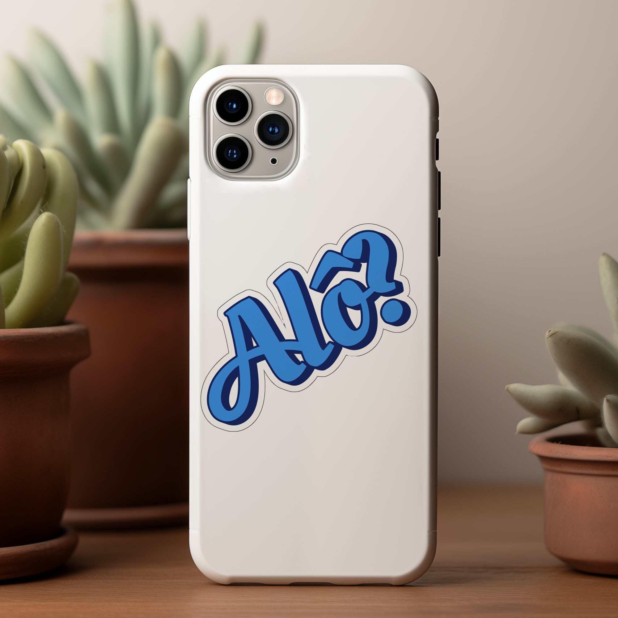 Alô Sticker | Brazilian Hello Decal | Greetings | Scratch and Water ...