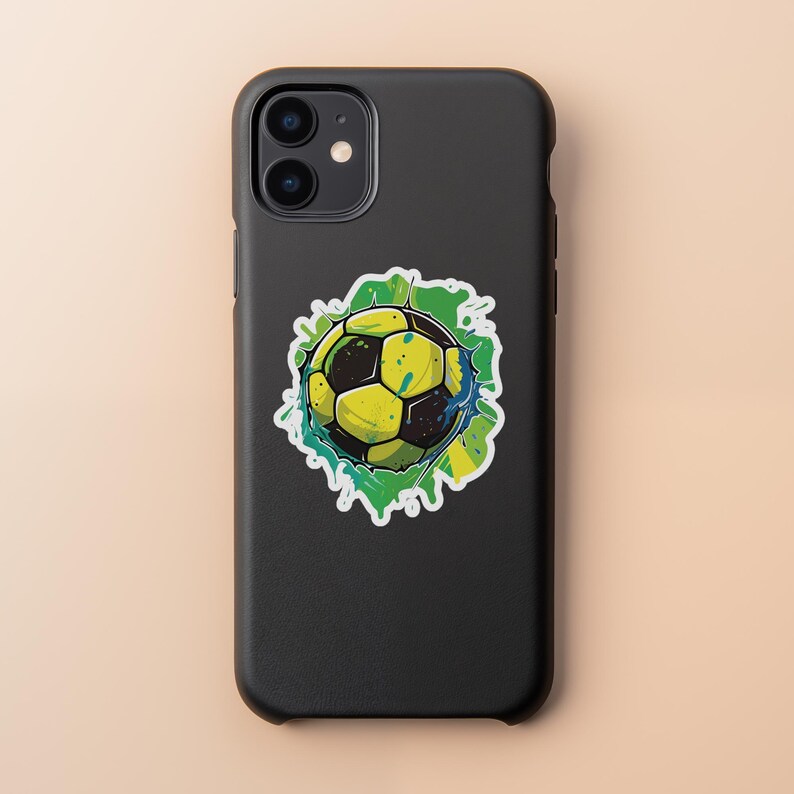 Graffiti Soccer Sticker | Brazilian Soccer Decal | Street Art Styled ...
