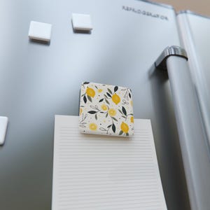 Lemon Magnet | Kitchen Magnet | Bright and Cheery Citrus Design | Fresh ...