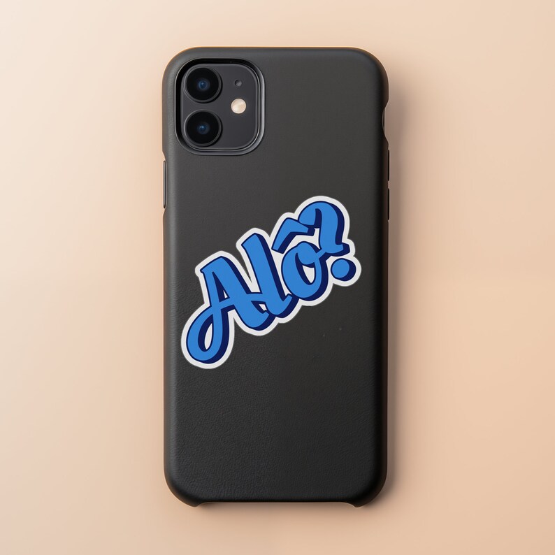 Alô Sticker | Brazilian Hello Decal | Greetings | Scratch and Water ...