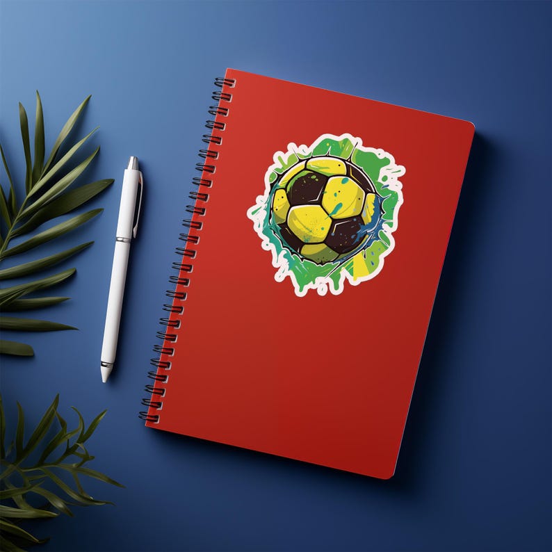 Graffiti Soccer Sticker | Brazilian Soccer Decal | Street Art Styled ...