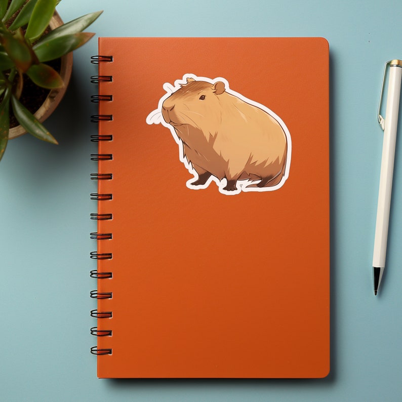 Capybara Sticker Brazilian Capybara Decal South American Animal Sticker ...