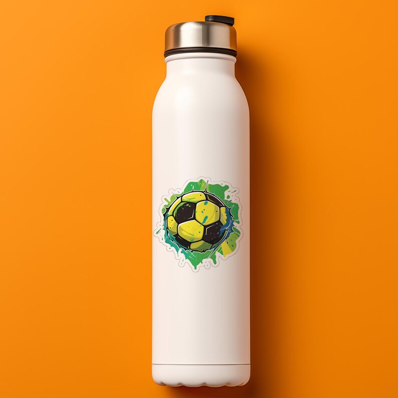 Graffiti Soccer Sticker | Brazilian Soccer Decal | Street Art Styled ...