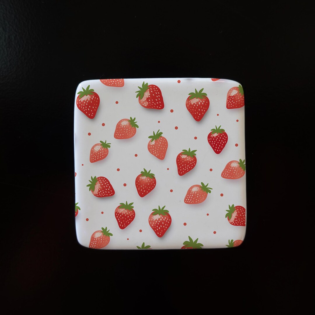 Strawberry Magnet | Cute and Colorful Fruit Design | Fun Kitchen and ...