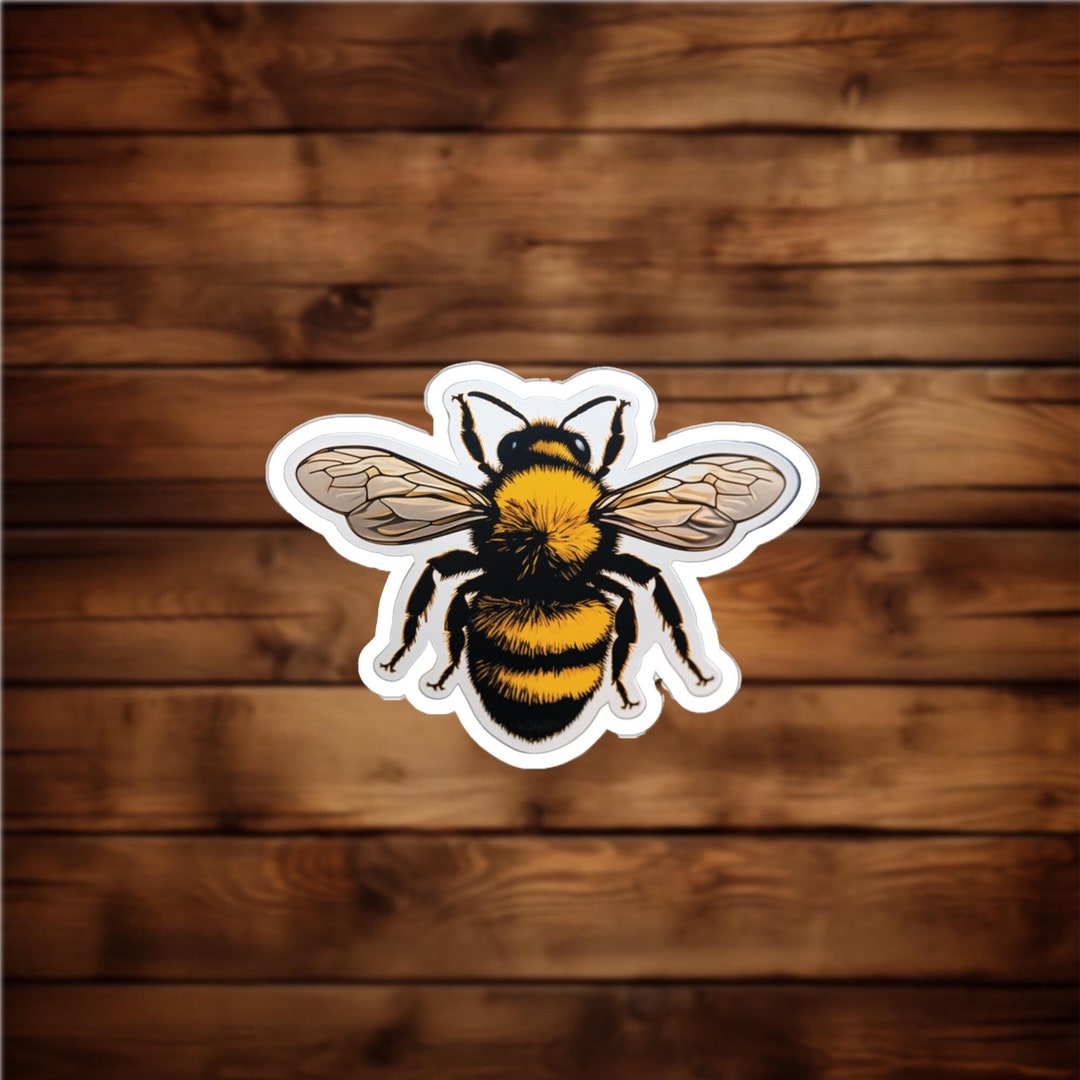 Bumblebee Sticker Cute Bumblebee Decal Pollinator Art Wildlife ...