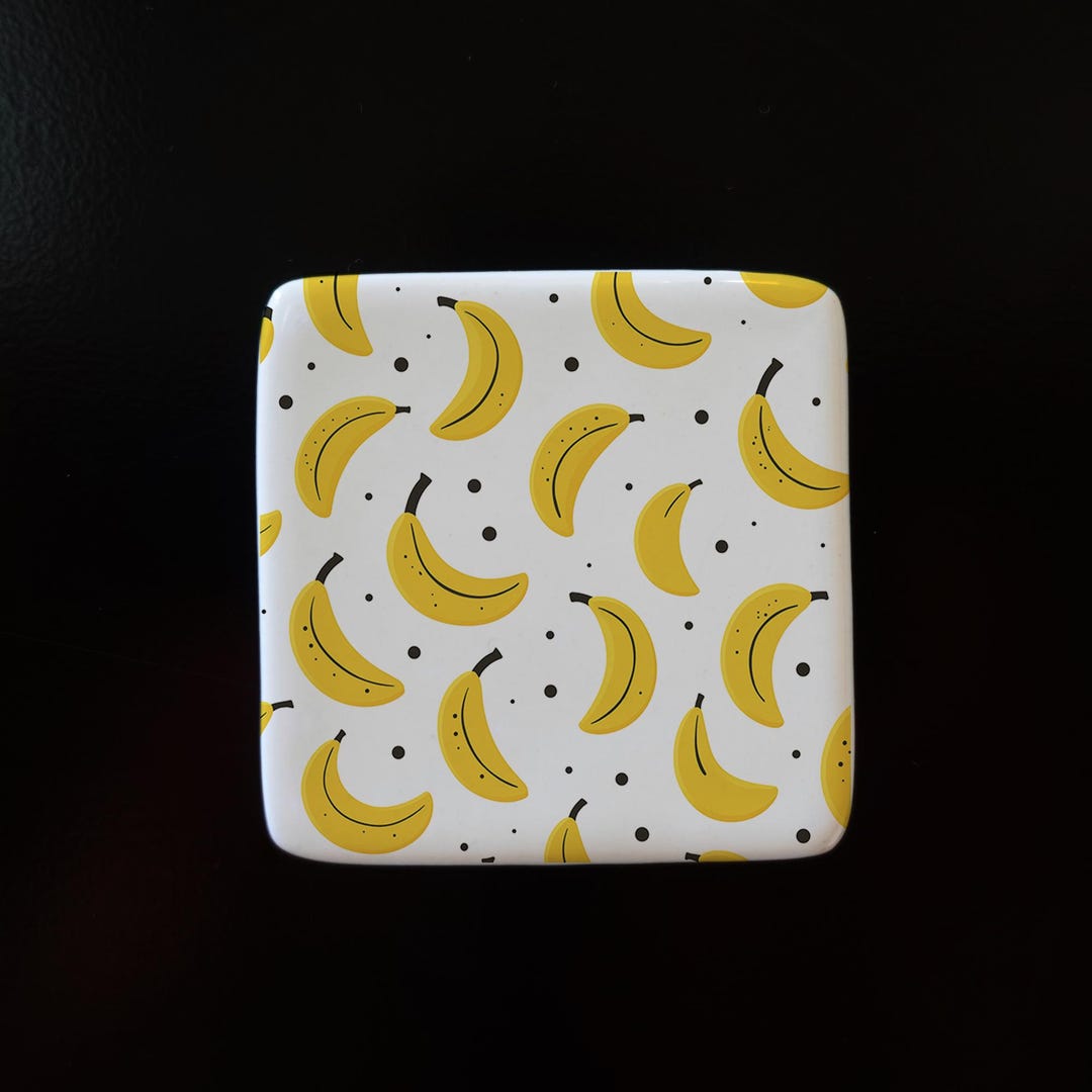 Banana Magnet | Cartoonish Fruit Design | Bright Kitchen and Home Decor ...