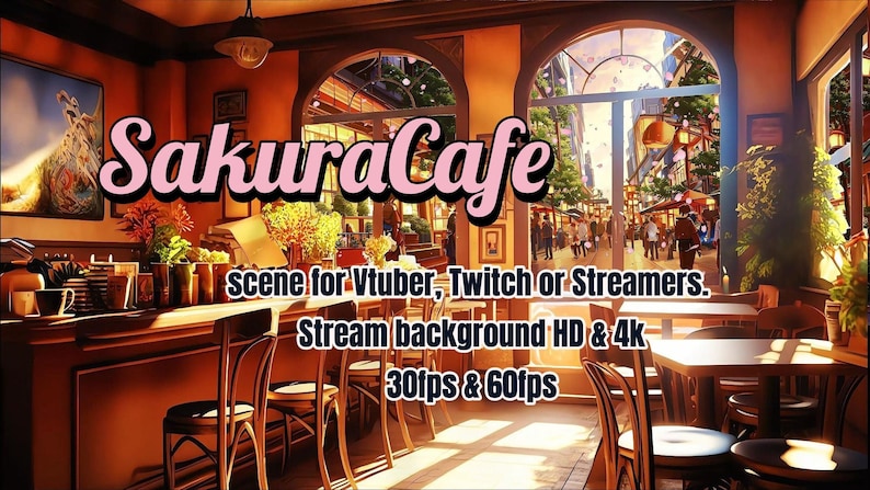 Sakuracafe ANIMATED BACKGROUND | Studying Backdrop, Perfect for Zoom ...