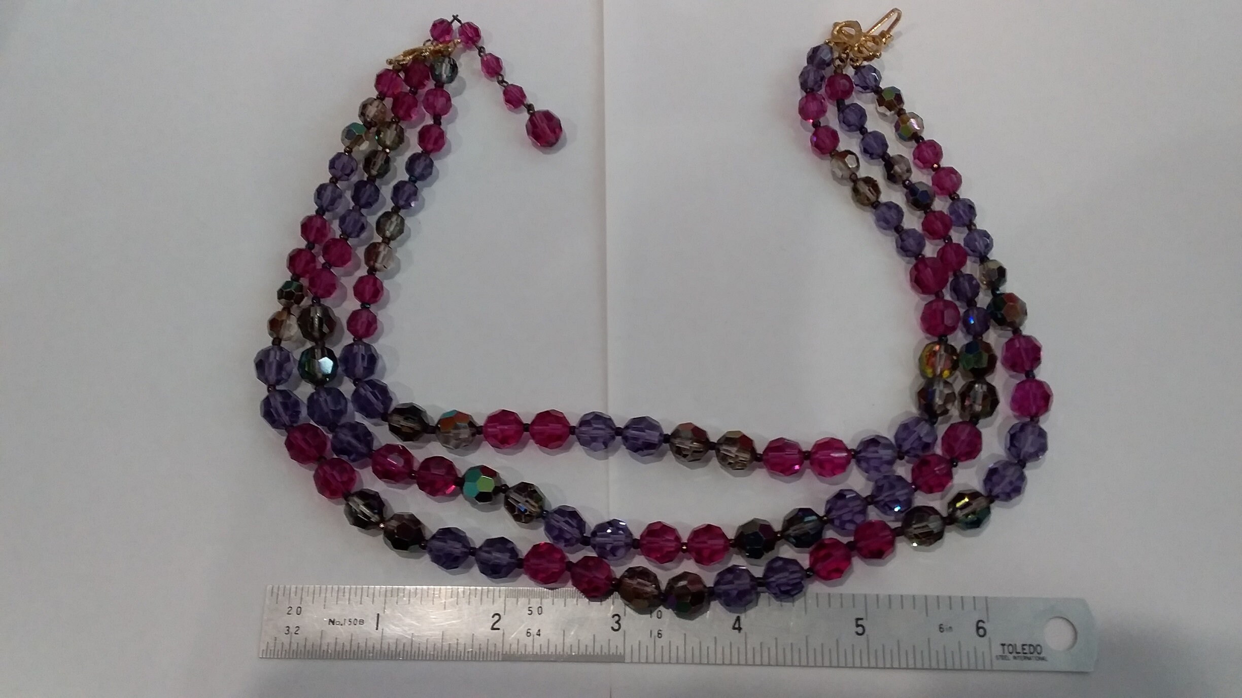 Swarovski Marvella Cardinal Starlight and Fuschia Necklace - Etsy UK