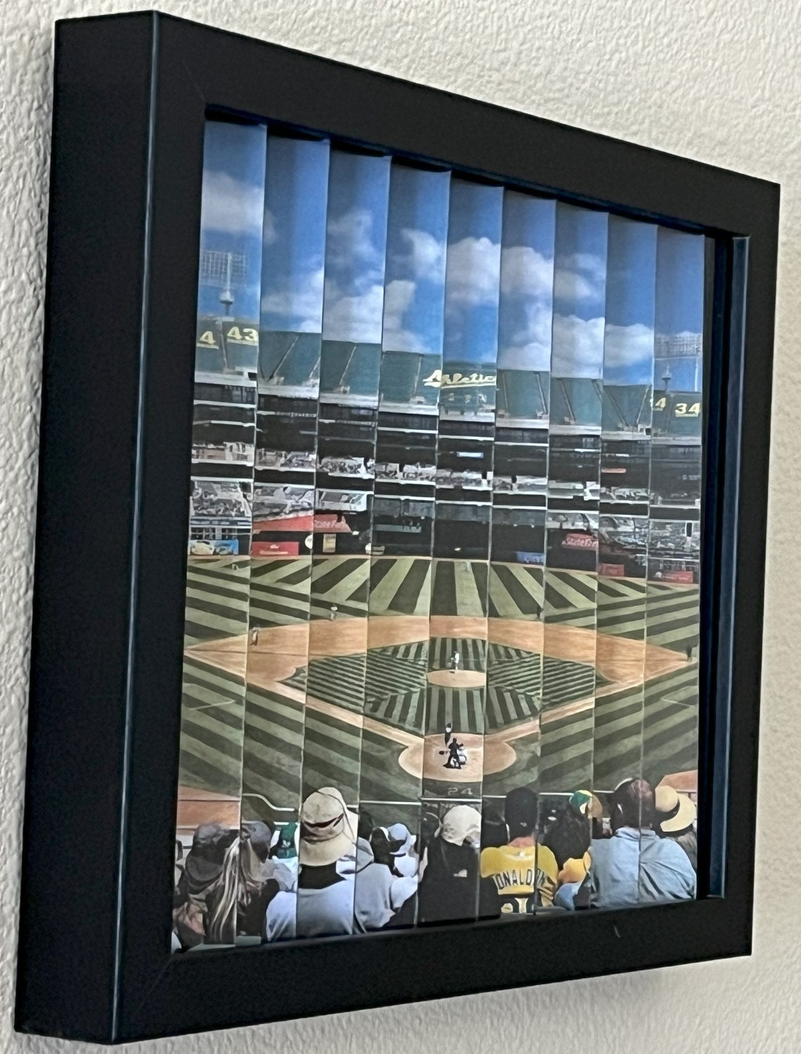 Battle of the Bay Agamograph: Giants Vs A's Kinetic Art in 8x10 Frame ...