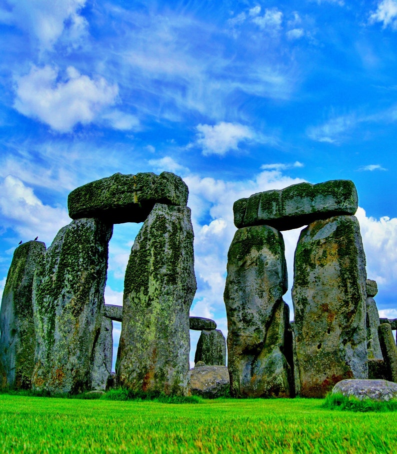 Stonehenge Kinetic Photograph, Agamograph: Day and Sunset in 8 X 10 ...