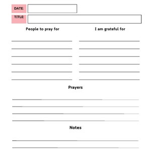 Prayer Journal for Women - Etsy