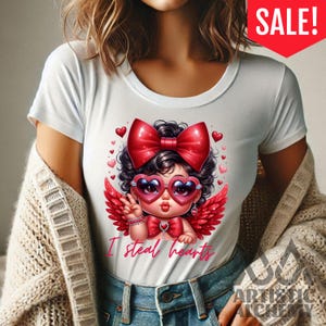 Valentine Cupid Peace Sign PNG | Cute Romantic Clipart for Sublimation ...