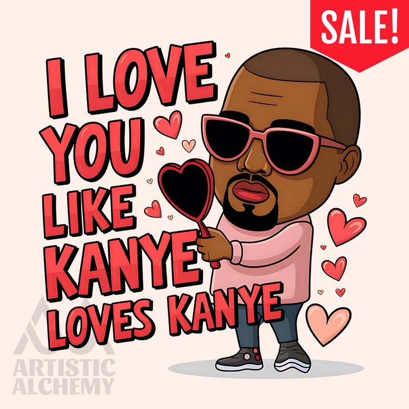 Kanye Sticker - Etsy