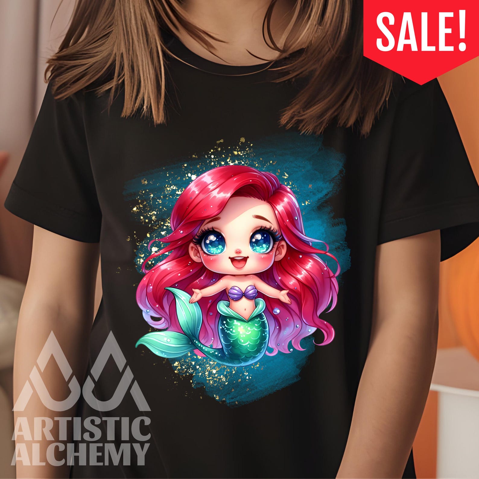 Little Mermaid PNG Clipart, Princess Ariel Png, Cute Princess Ariel ...
